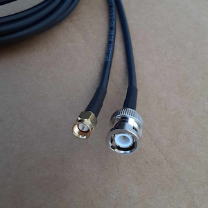 US Made RG-58/U Ham Radio Sma Male to Bnc Male RF Antenna 50 Ohm - Etsy