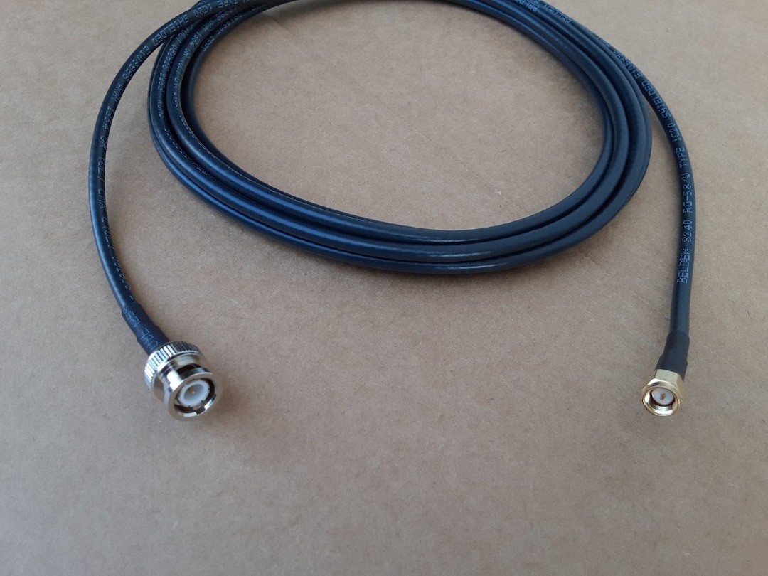 US Made RG-58/U Ham Radio Sma Male to Bnc Male RF Antenna 50 Ohm - Etsy