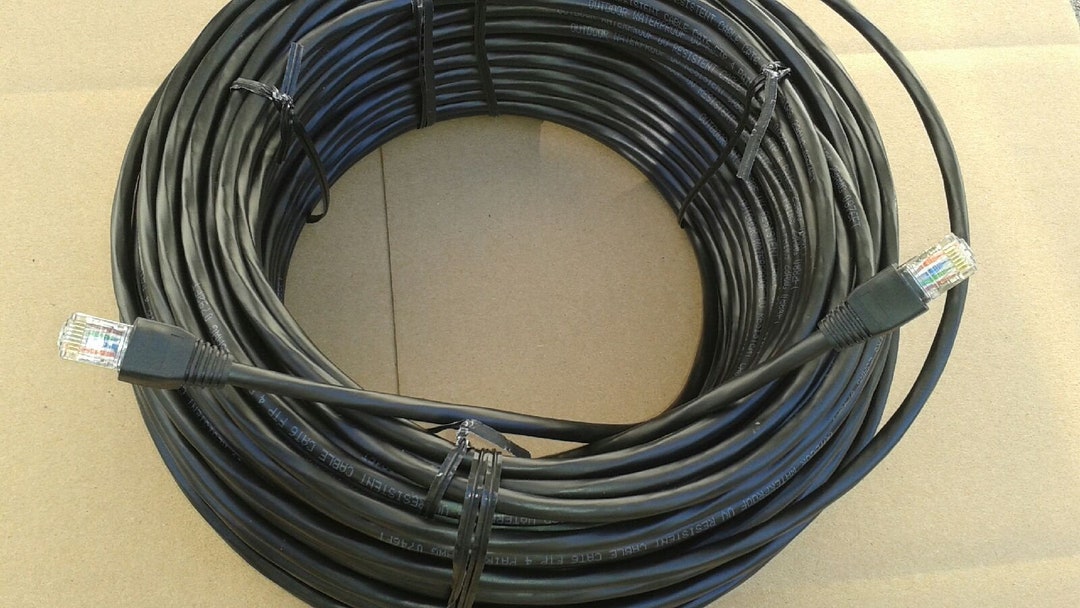 100 FT CAT-6 Shielded Outdoor Indoor Ethernet UV Resistant - Etsy