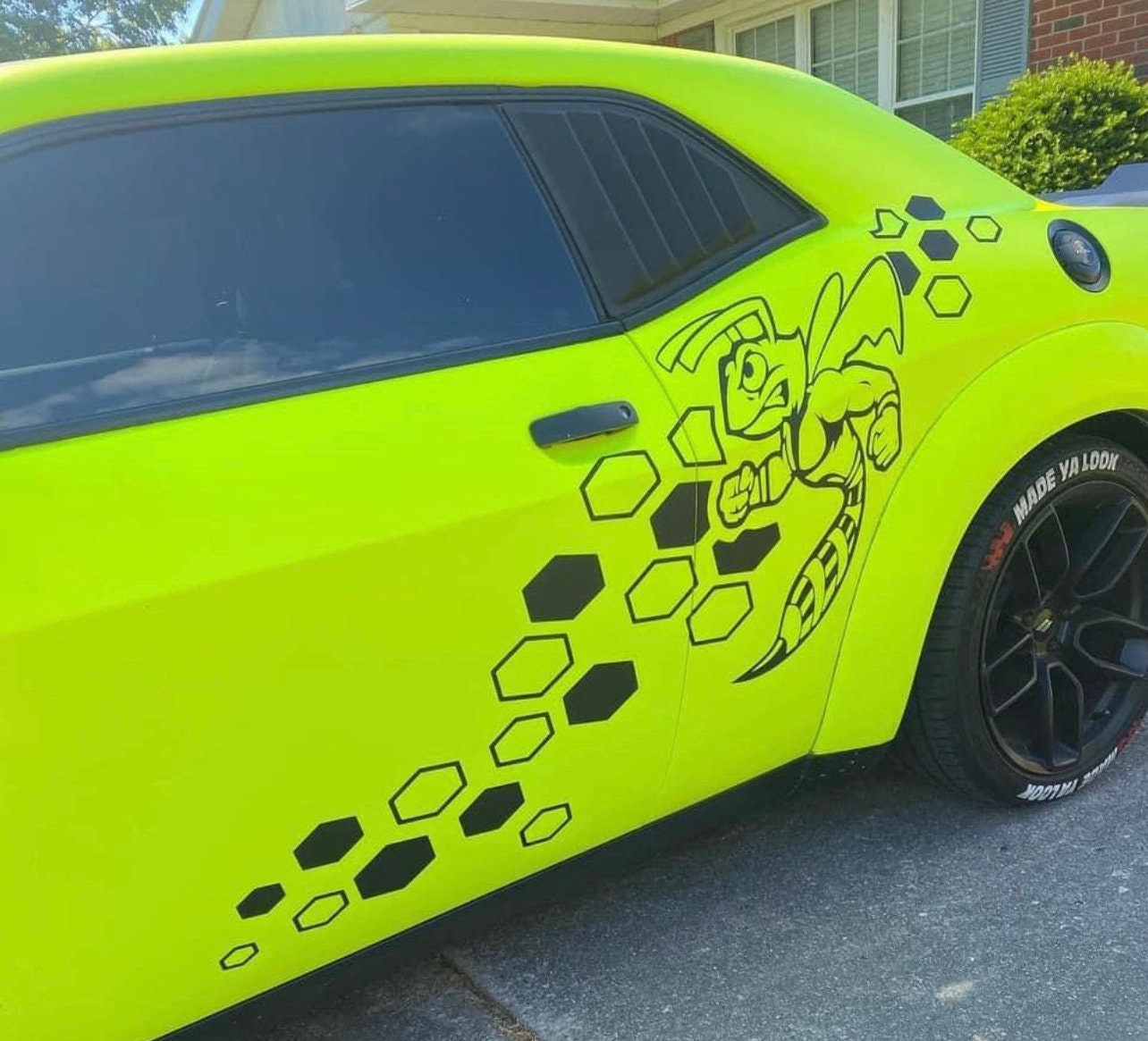 Dodge Challenger Custom MurdeR HorneT Side Decal | Etsy