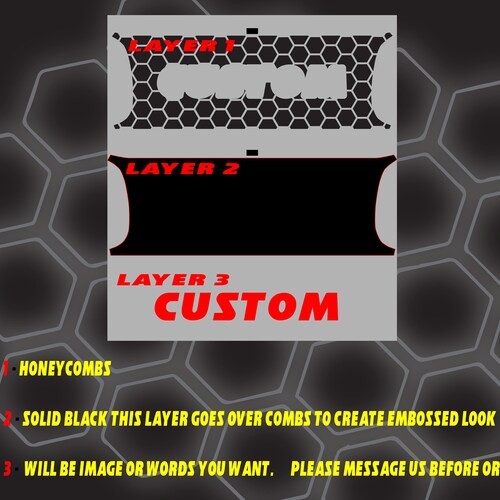 Challenger Air Intake Decals | Etsy