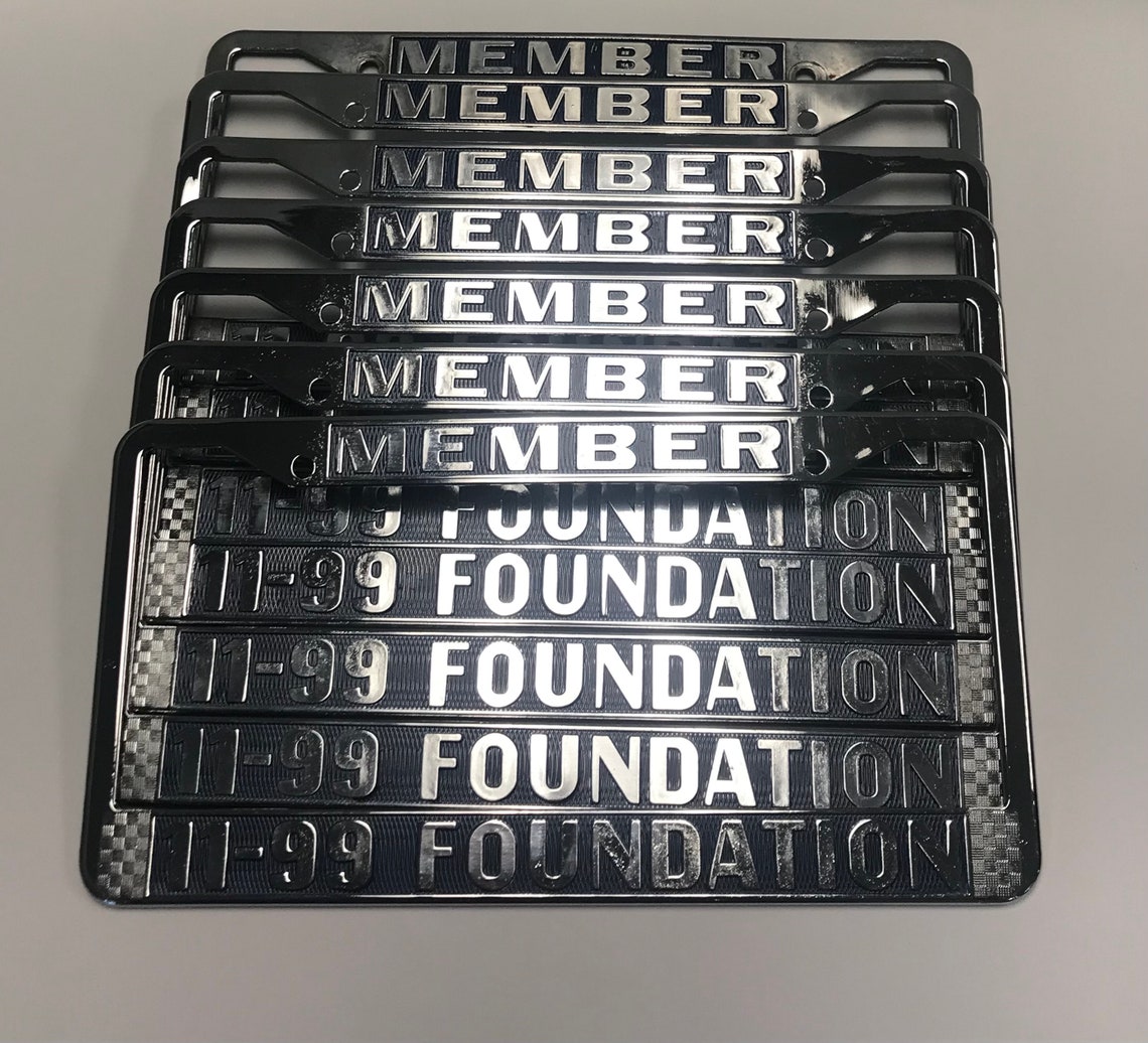 Member CHP 11-99 Foundation License Plate Frame authentic - Etsy Member CHP 11-99 Foundation License Plate Frame authentic - Etsy