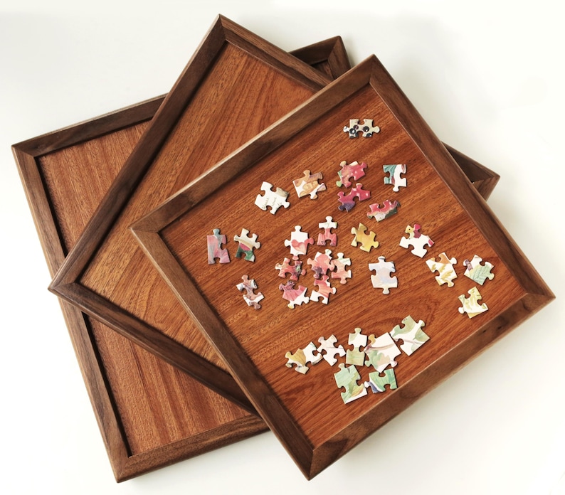 Wooden Nesting Jigsaw Puzzle Sorter Trays - Etsy