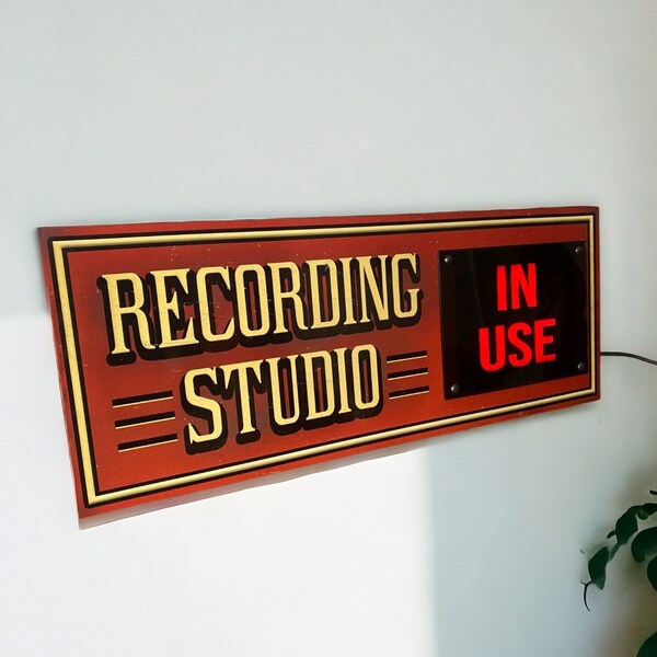 Recording Light - Etsy