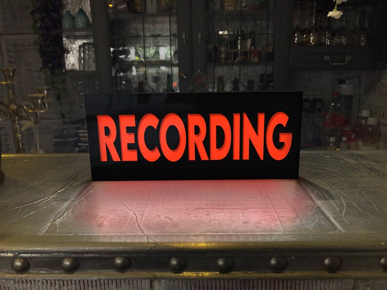 Recording Light up Illuminated Sign Light Box USB LED - Etsy