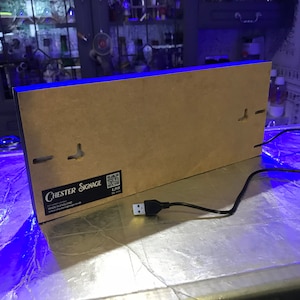 Cinema Light up Illuminated Sign Light Box White USB LED | Etsy UK
