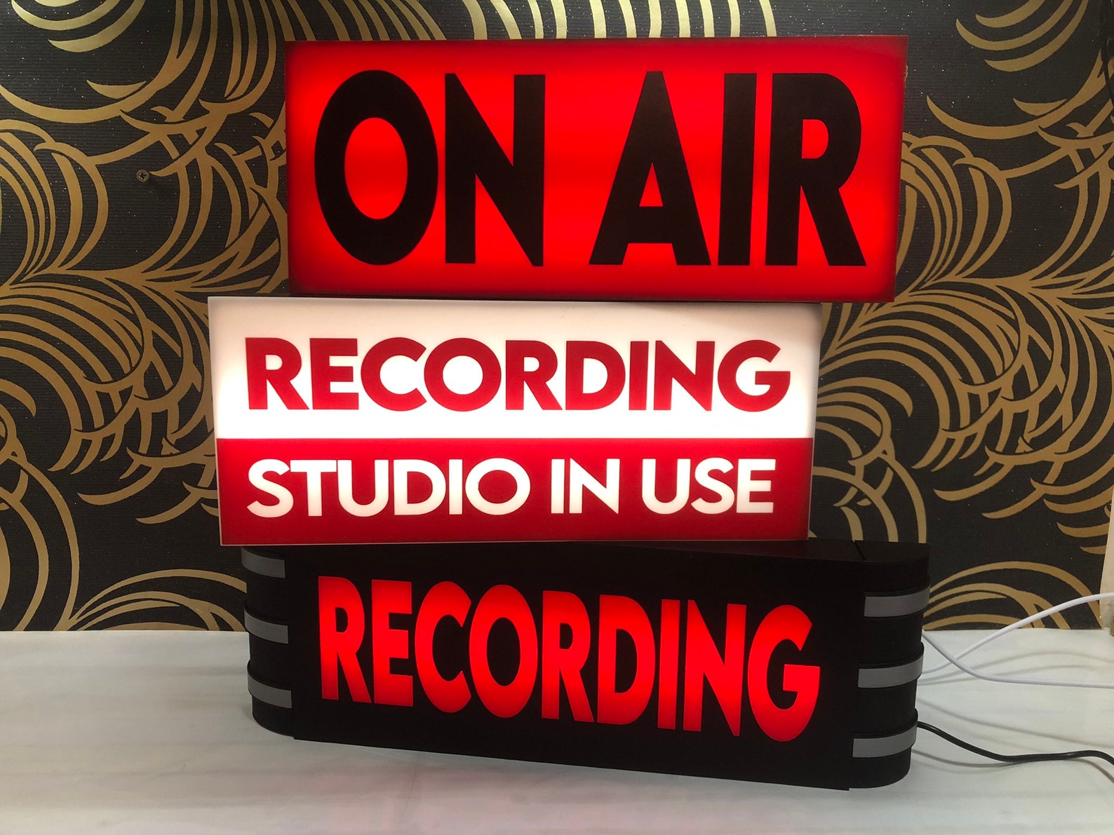 On Air Sign: Vintage Style USB Powered Studio Light Box - Etsy UK