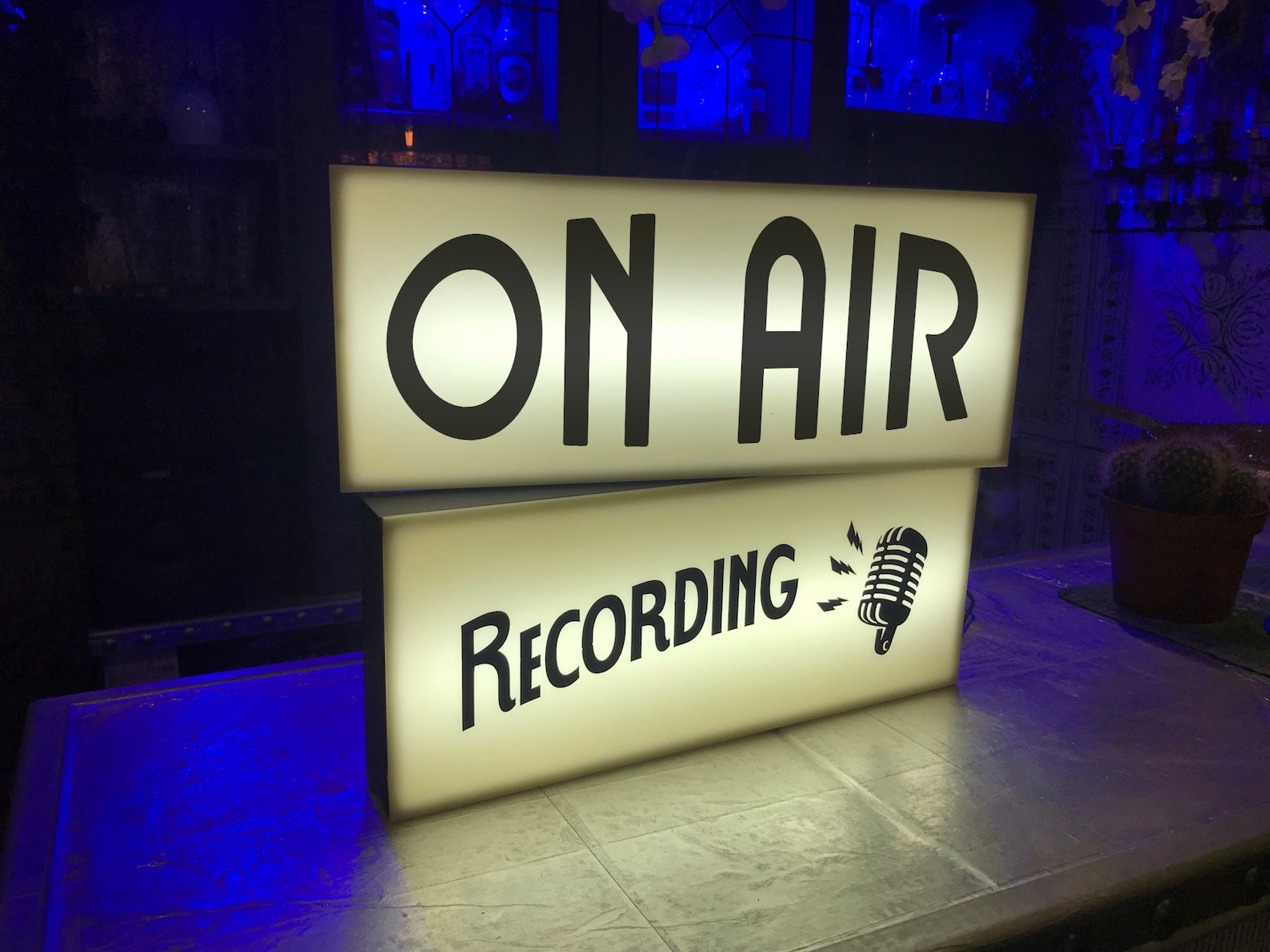 Cinema Vintage Style Illuminated Sign Light Box Vintage Colour | Etsy