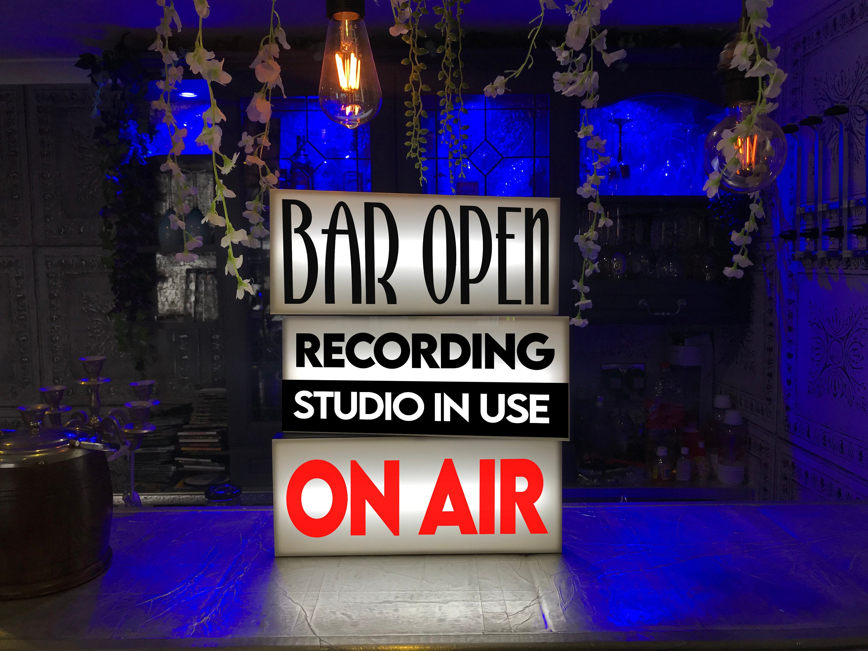 Recording Light up Illuminated Sign Light Box USB LED - Etsy UK