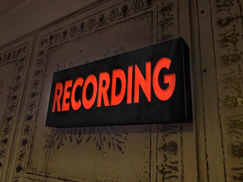 Recording Light up Illuminated Sign Light Box USB LED - Etsy