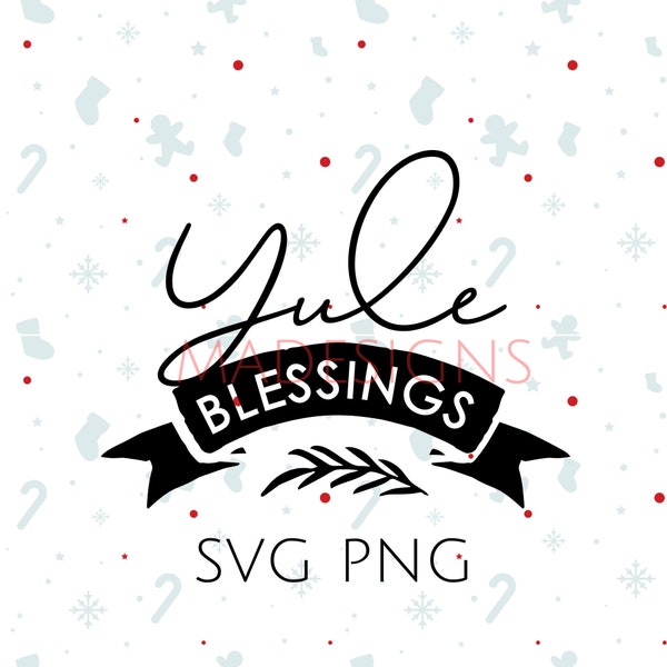 Yule Svg File - Etsy