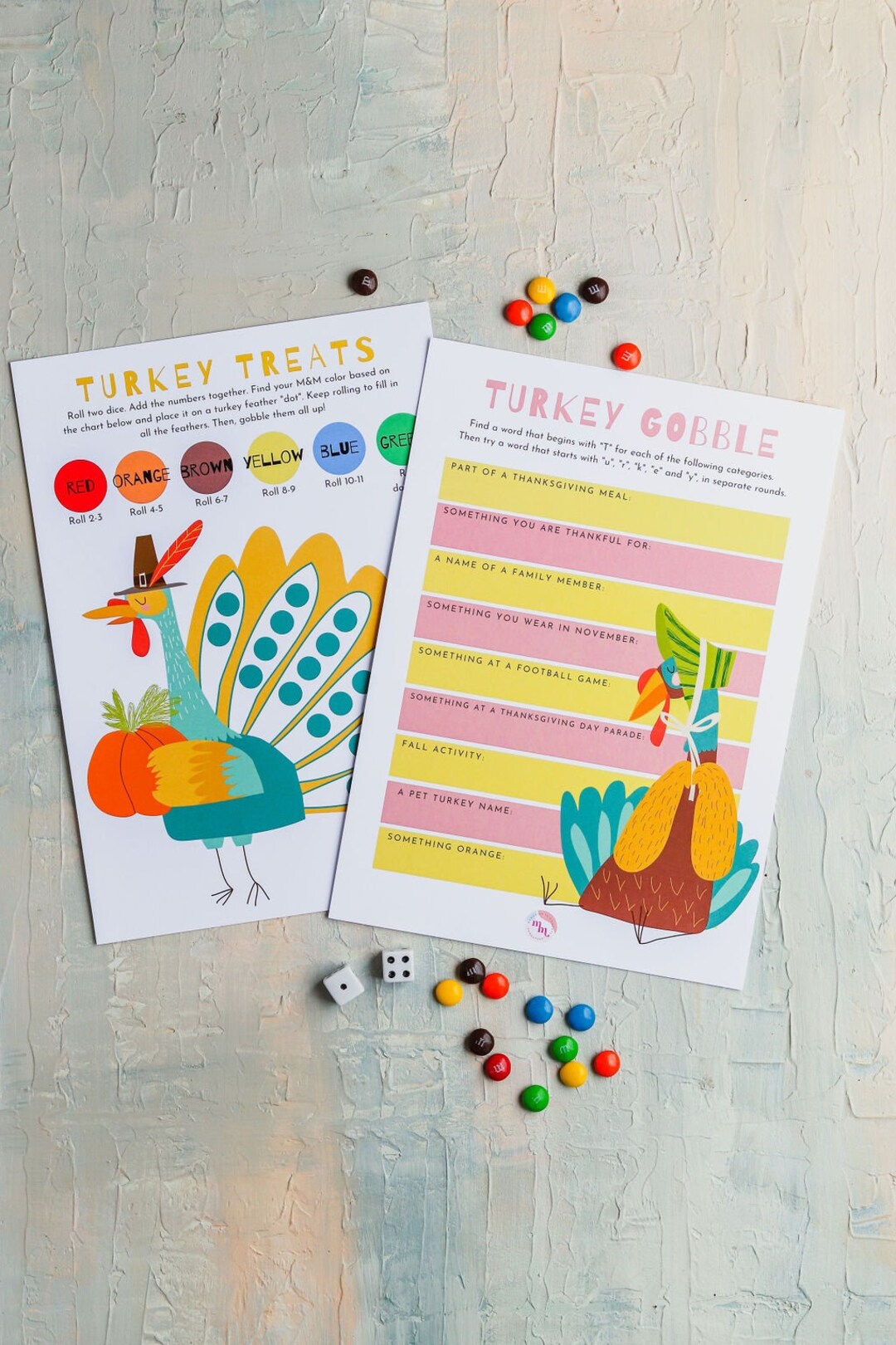 Thanksgiving Printable Game Bundle, Thanksgiving Printable ...