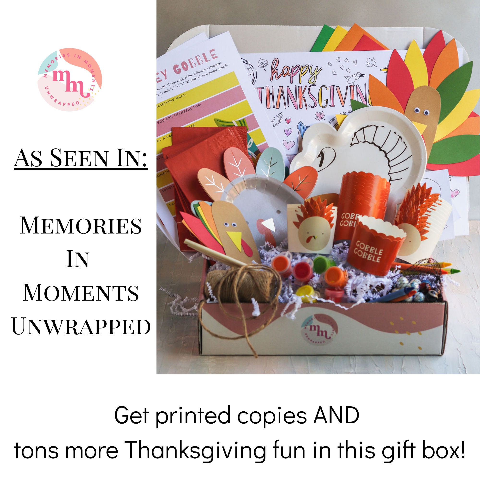 Thanksgiving Printable Game Bundle, Thanksgiving Printable ...