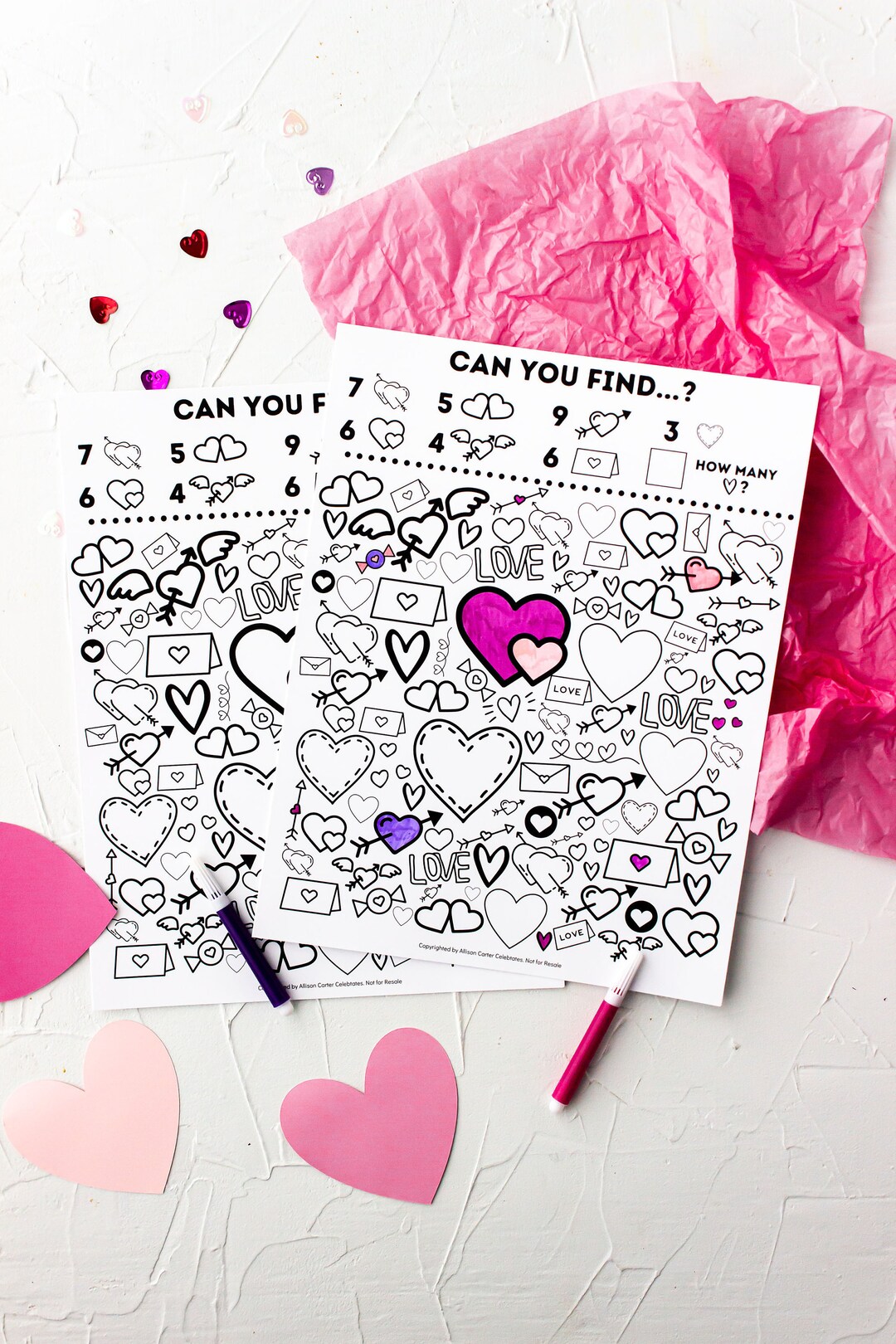 Valentine's Day Coloring Sheet, Valentine Printable, Valentine Digital ...