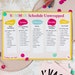 Printable Summer Break Schedule for Kids-digital or Laminated, Summer ...