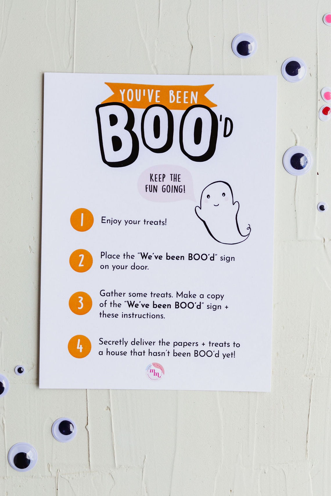 Halloween You've Been Booed Printable, Halloween Game, Halloween ...