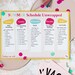 Printable Summer Break Schedule for Kids-digital or Laminated, Summer ...