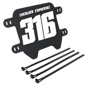 Universal Custom Number Plate - Etsy