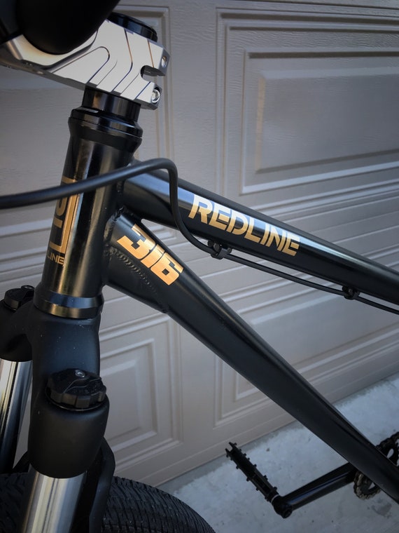 Custom Name & Number Vinyl Decal Sheet for Mountain Bike and - Etsy