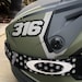 Motocross Helmet Custom Decal Set | Easy to Apply Vinyl Stickers ...