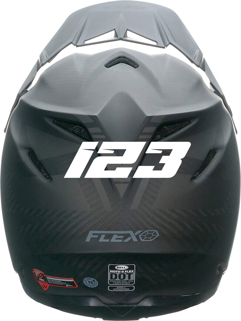 Custom Helmet Vinyl Decal Set for Motorcycle Motocross - Etsy