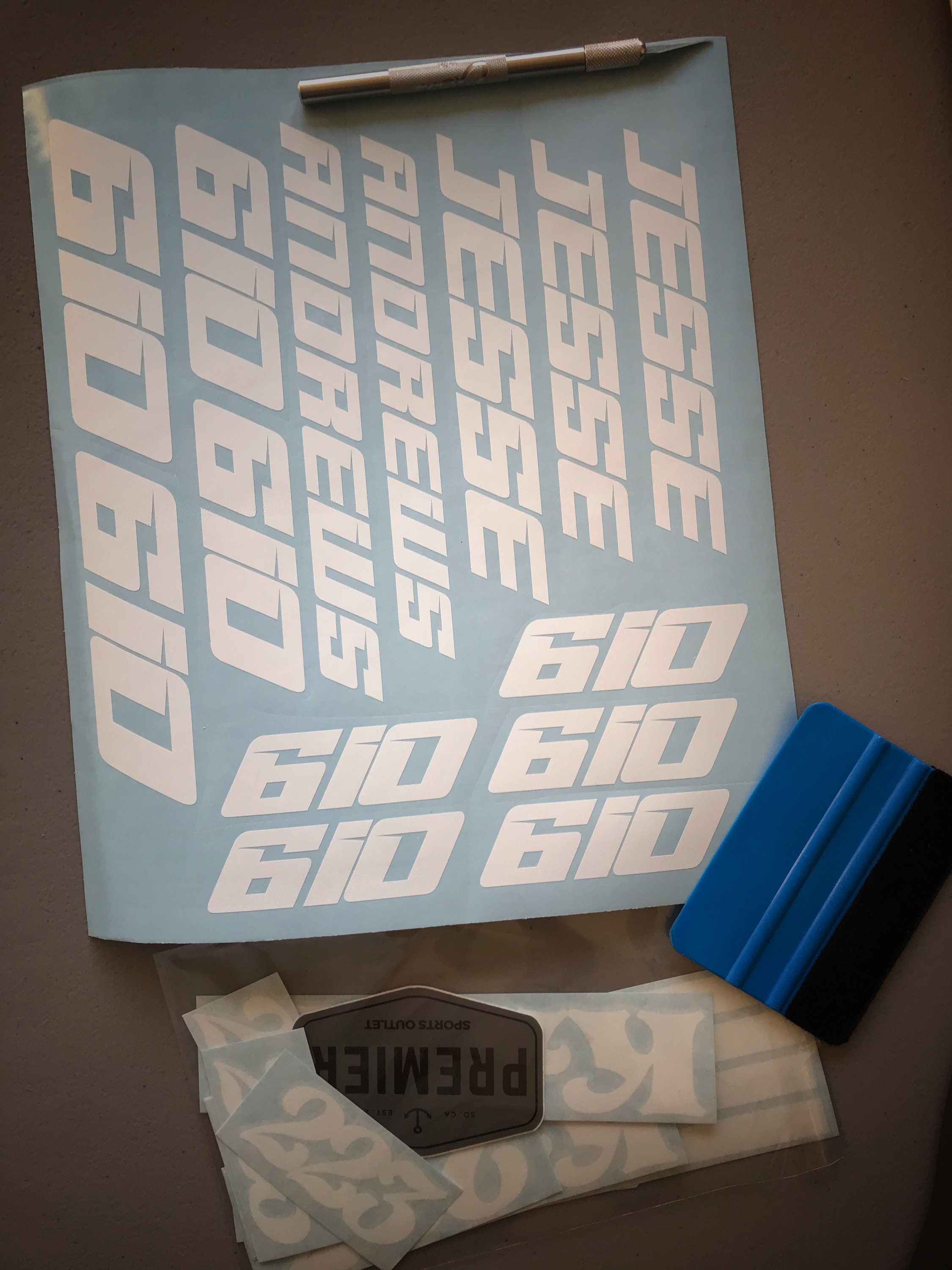 Motorcycle Helmet Decals Name and Number Vinyl Die-cut - Etsy