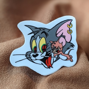 Evil Tom and Jerry Original Art Sticker Vinyl Waterproof Collectibles ...