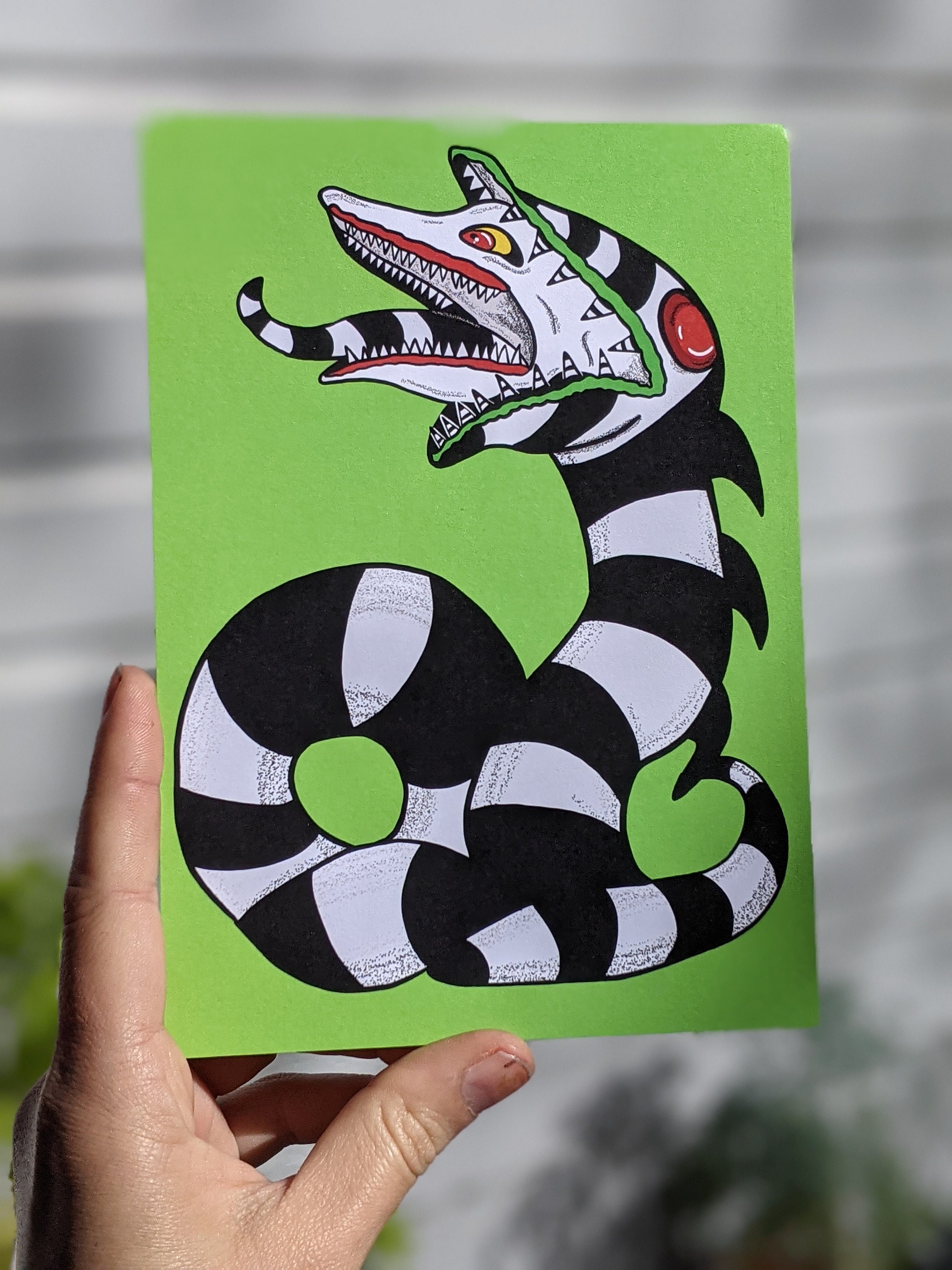 Beetlejuice Sandworm Cartoon