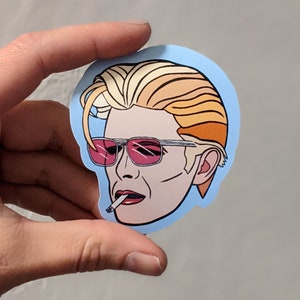David Bowie Original Art Stickers Fan Art Vinyl Waterproof Collectibles ...