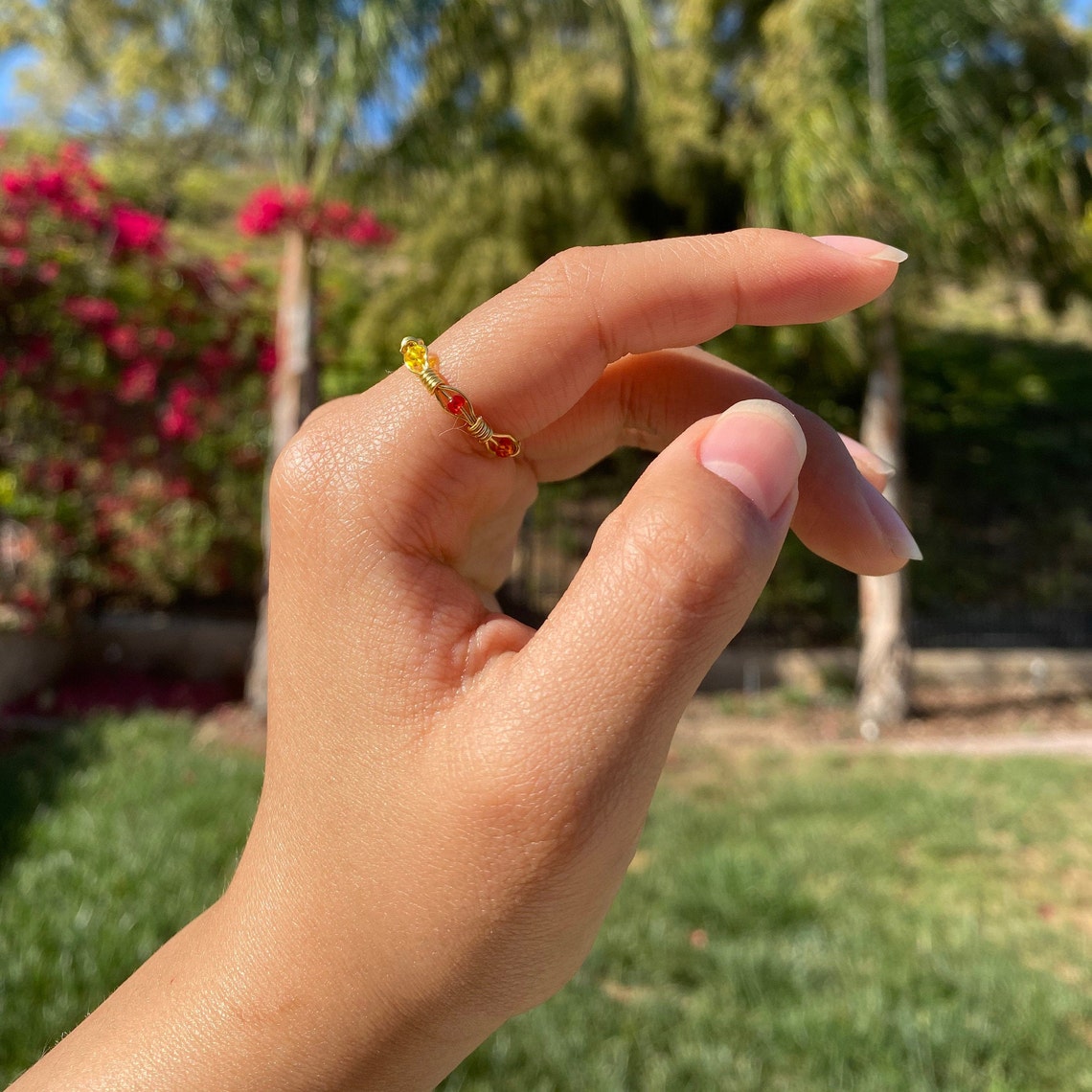 Infinity Gauntlet/stones Wire Ring | Etsy
