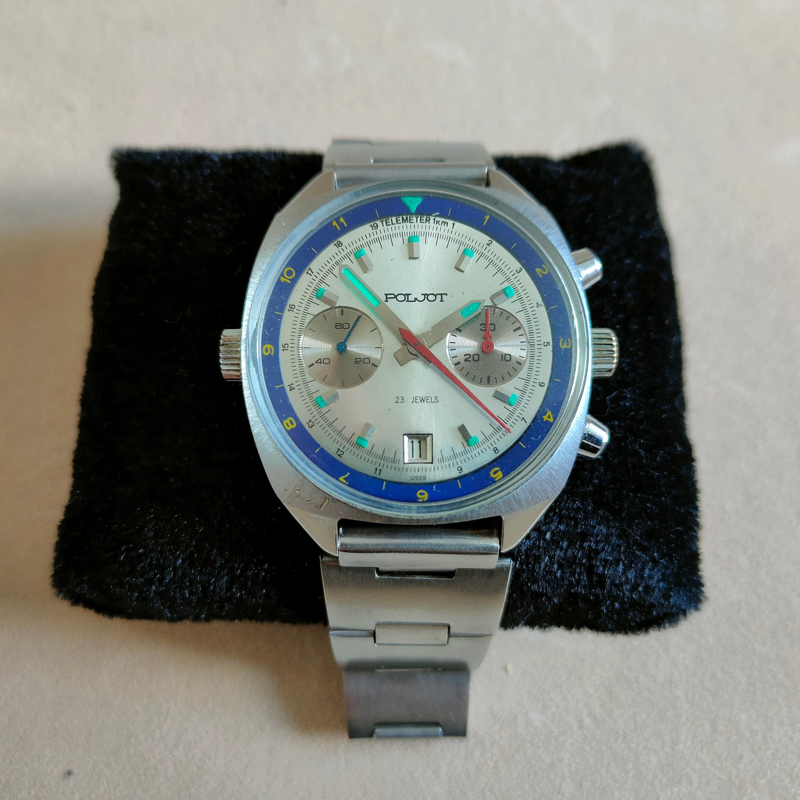 POLJOT Chronograph Watch Poljot Sturmanskie Poljot 3133 - Etsy