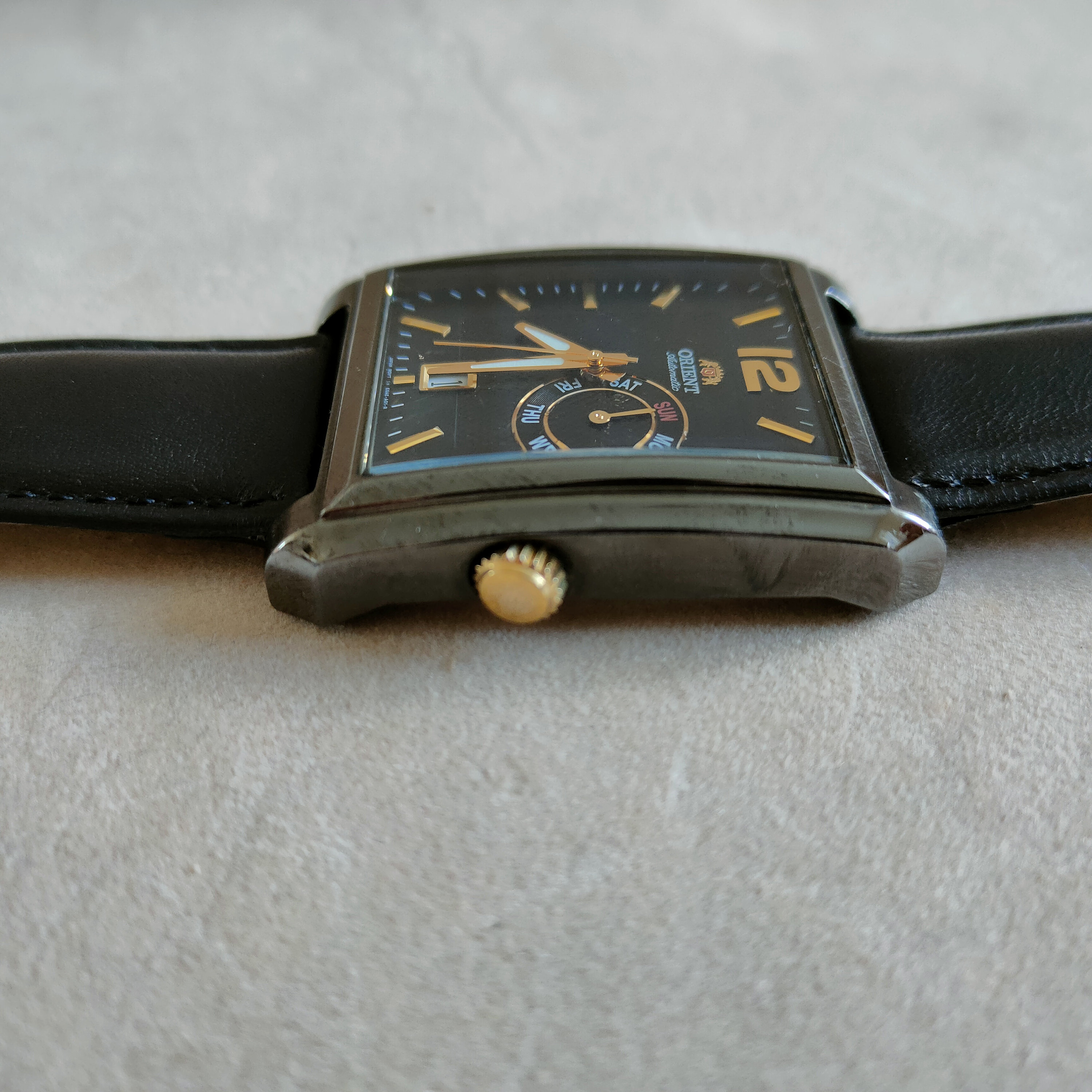 Square Orient Watch Black Classic Automatic Watch Japan - Etsy UK