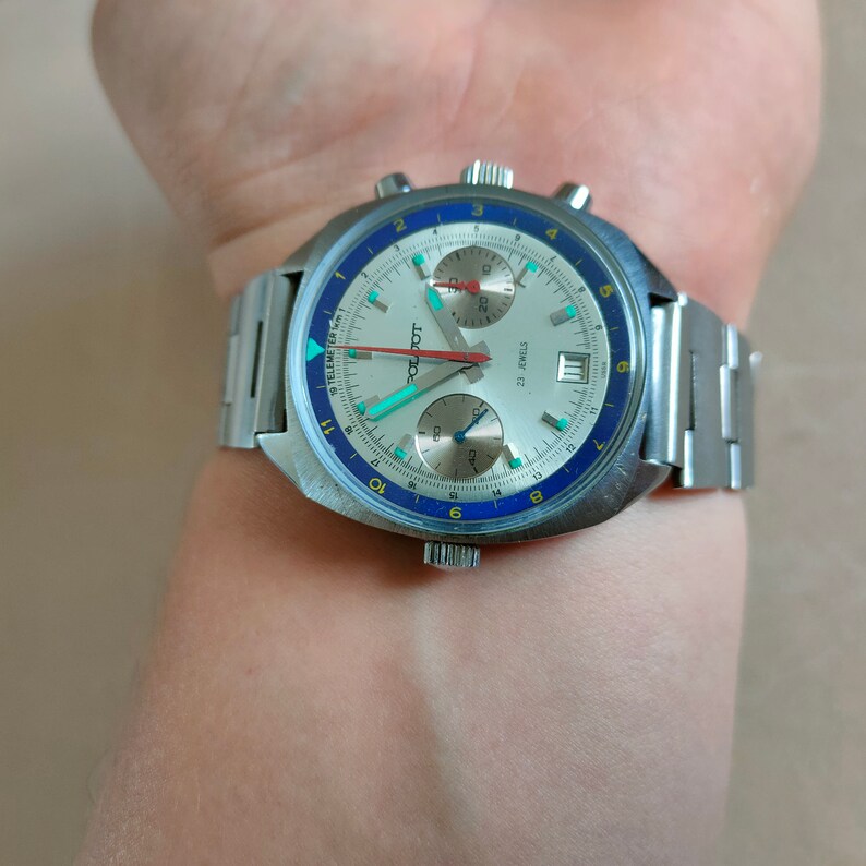 POLJOT Chronograph Watch Poljot Sturmanskie Poljot 3133 - Etsy