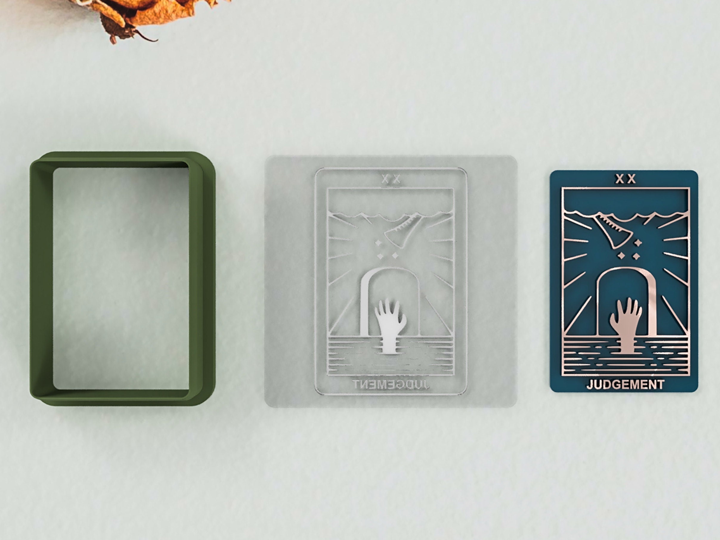 Tarot Cards Clay Cutter Set With Stamp Embossing Polymer Clay - Etsy