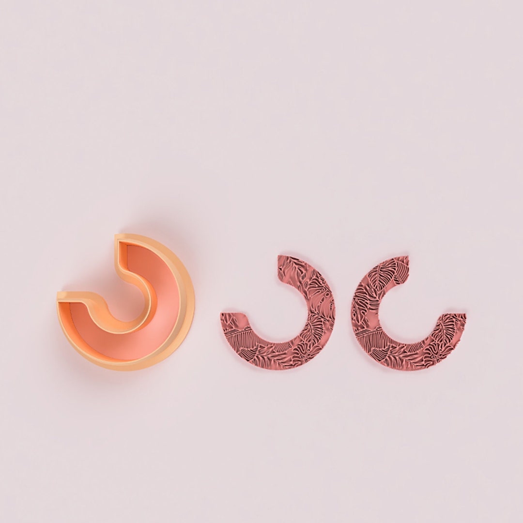 Polymer Clay Cutters - Circle Hoop Shape Cutters - Dome Shape Cutter ...