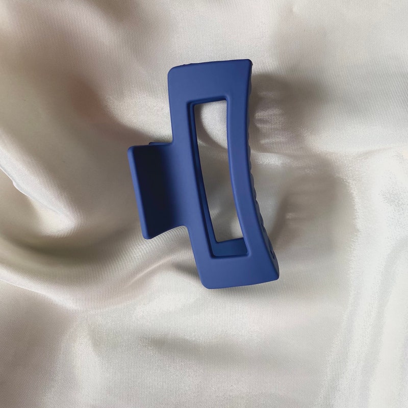 Navy Blue Hair Clip - Etsy