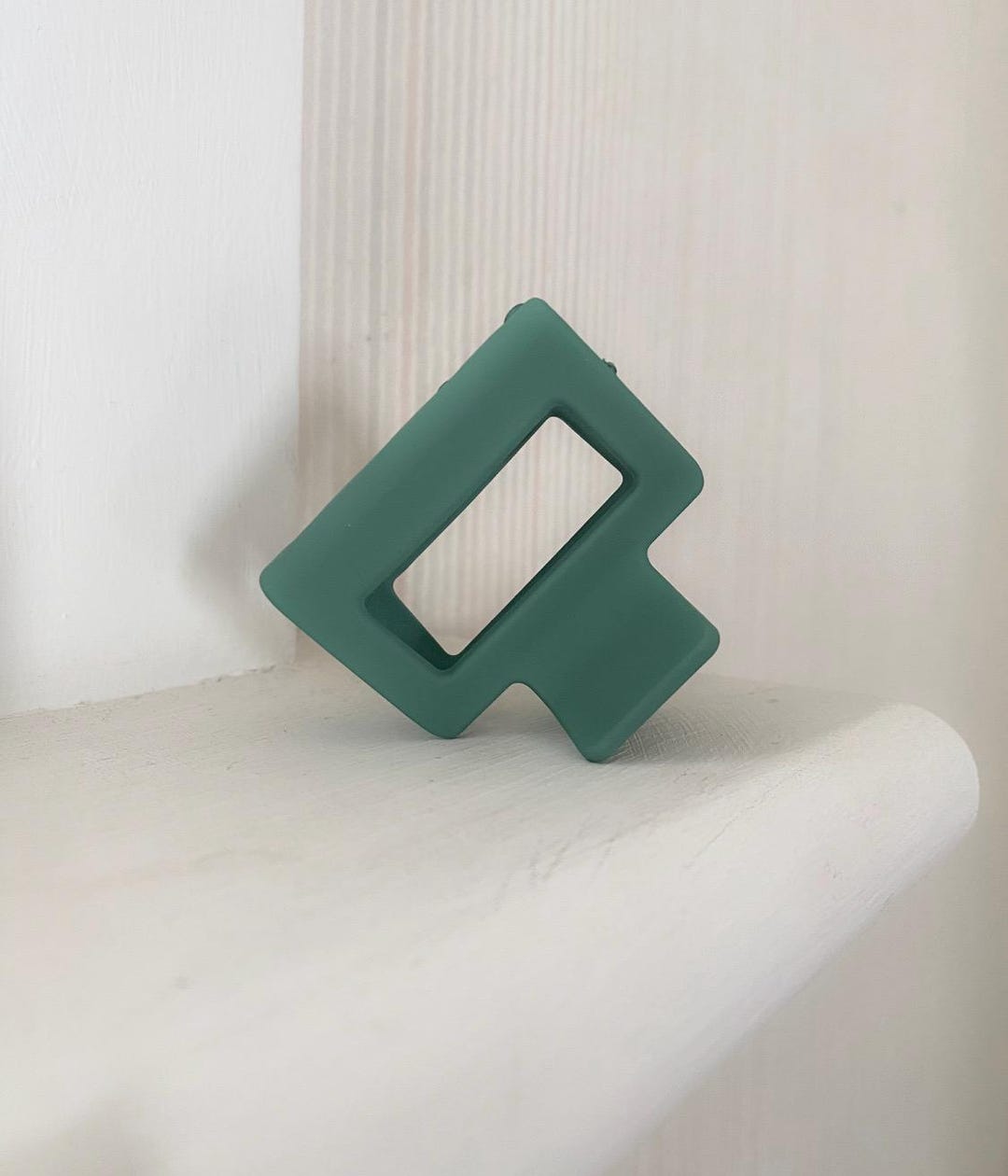Forest Green Matte Block Claw Clip - Etsy