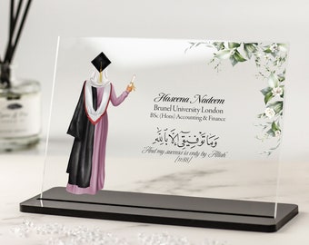 Muslim Graduation Gift, Any Year Personalised Graduation Gift for Her ...