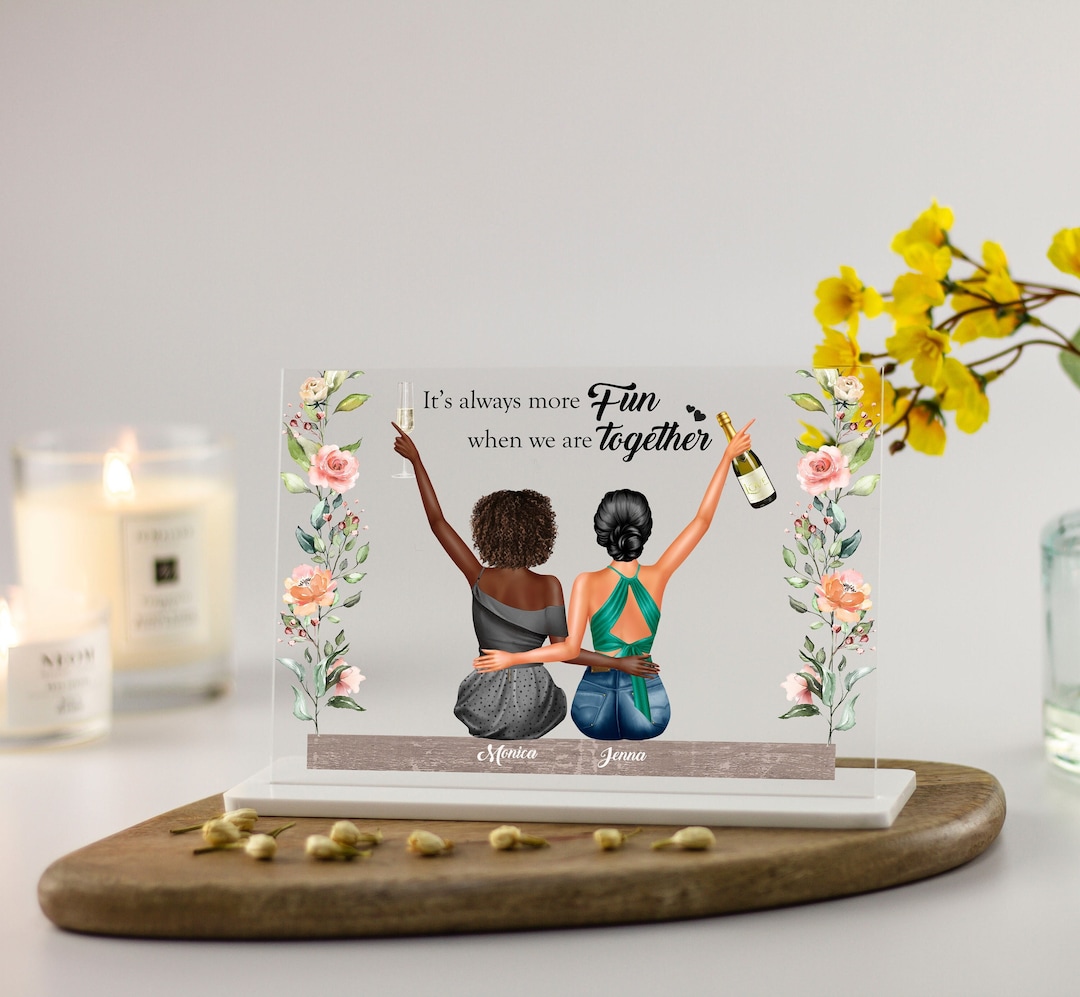 Personalised Best Friend Gifts, Best Friend Picture, Birthday Gift for ...