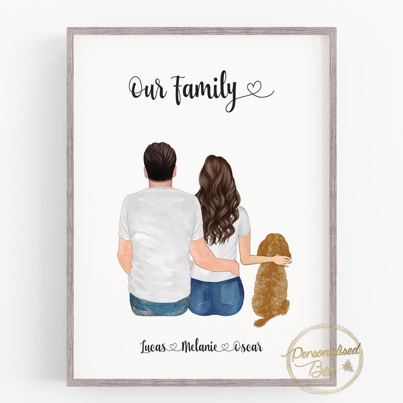 Family With Dog Decor - Etsy UK