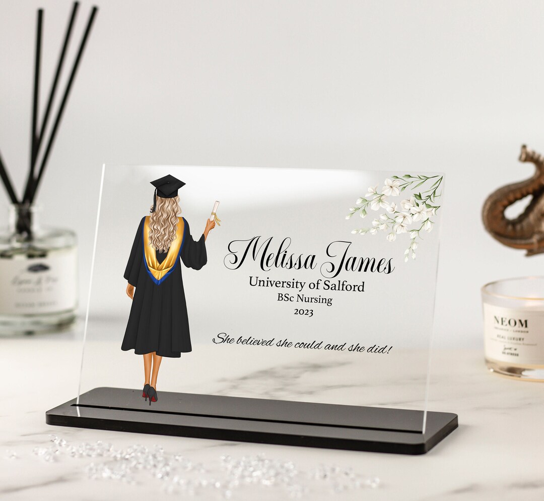 Graduation Gifts for Her, Graduation Plaque, Masters Degree, Law School ...