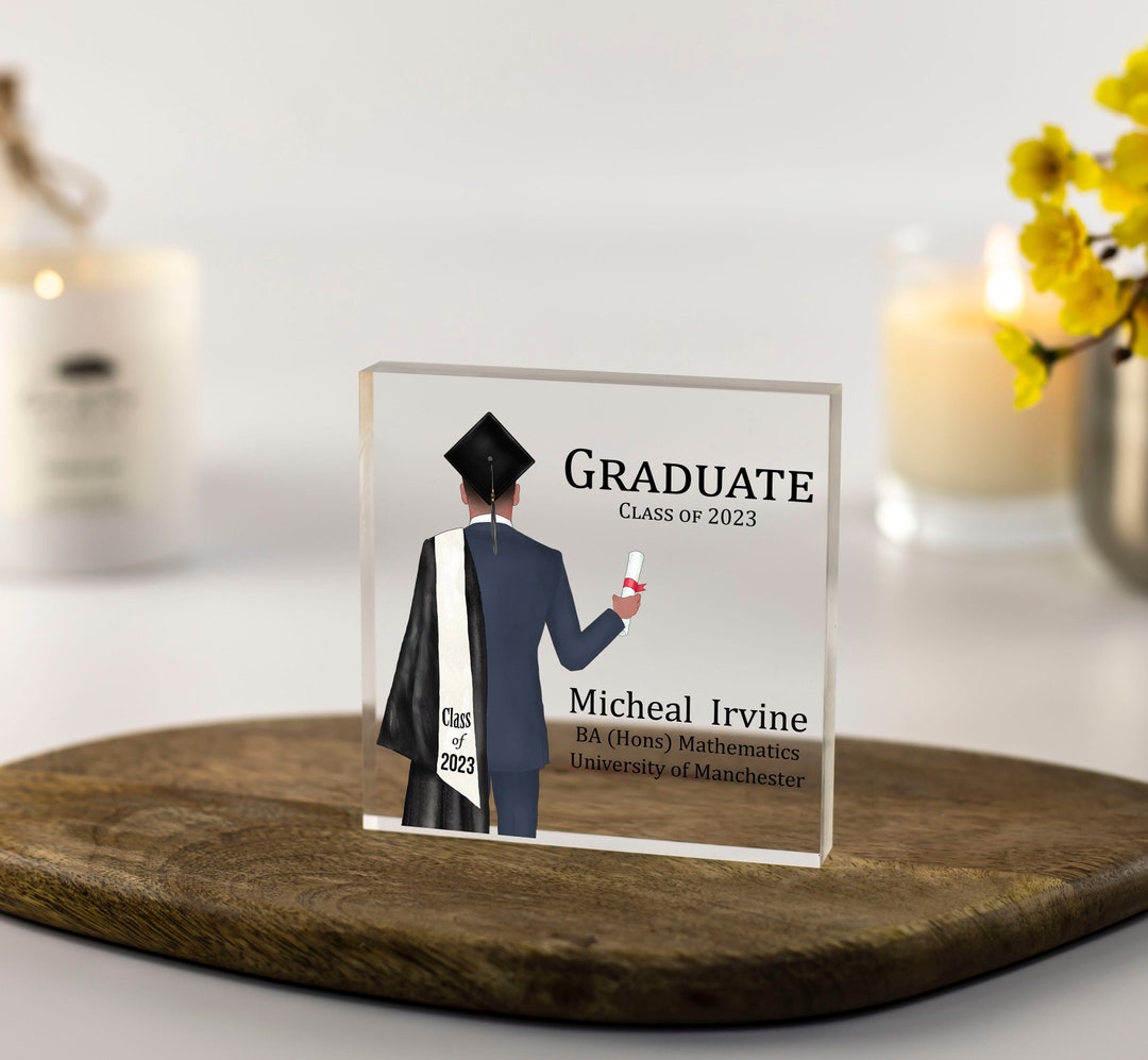 Male Personalised Graduation Gift,congratulations,class of 2023 Any ...