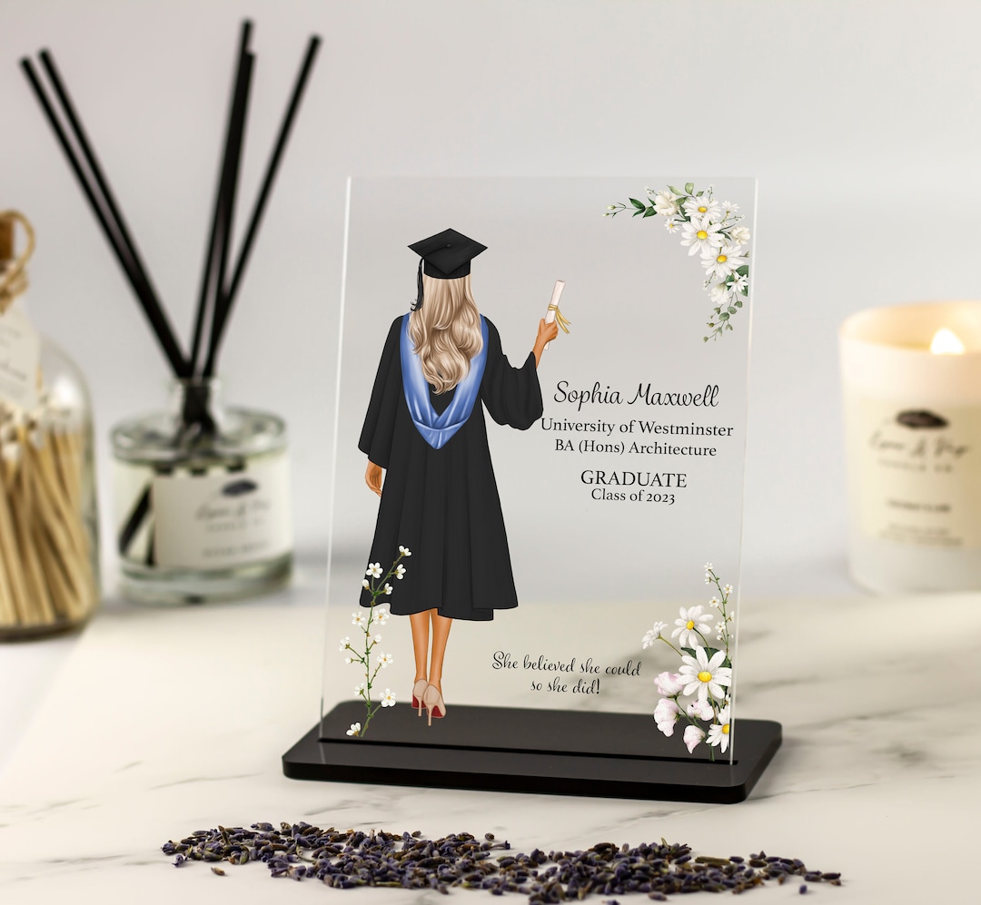 Personalised Graduation Gift, Graduation Plaque, Graduation Gift for ...