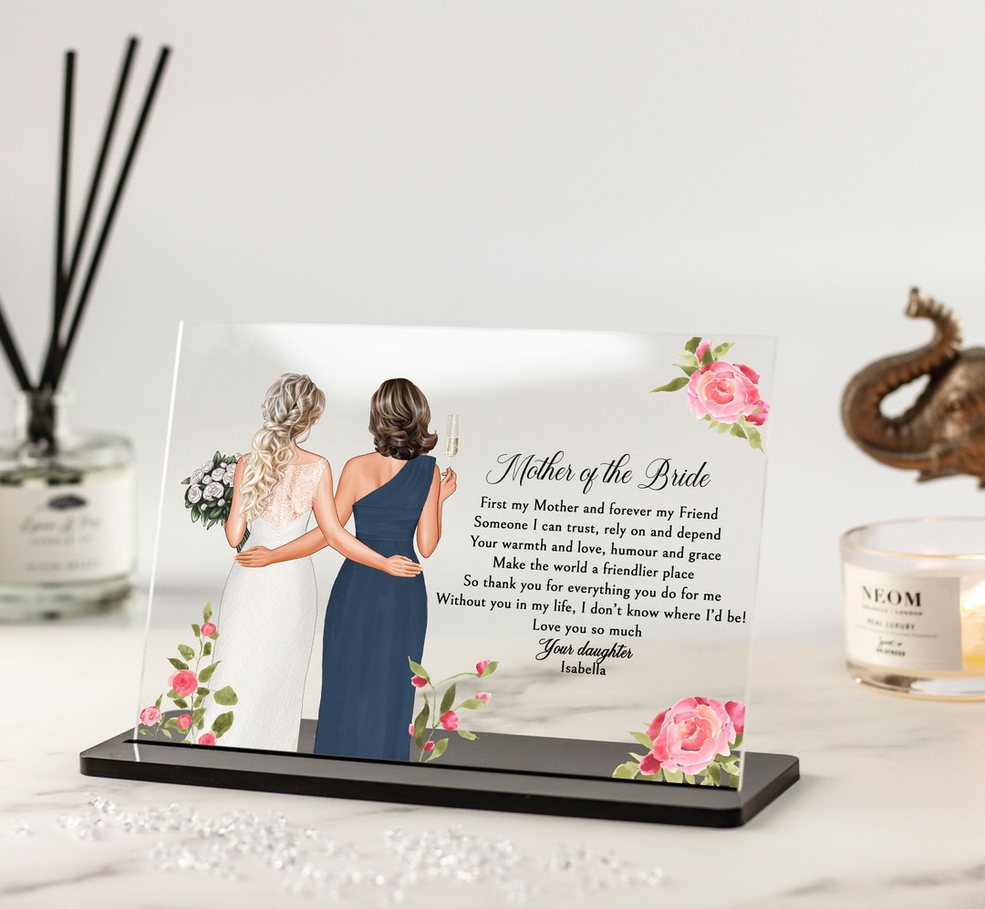 Mother of the Bride Gift, Wedding Day Gifts, Daughter to Mother Gift ...