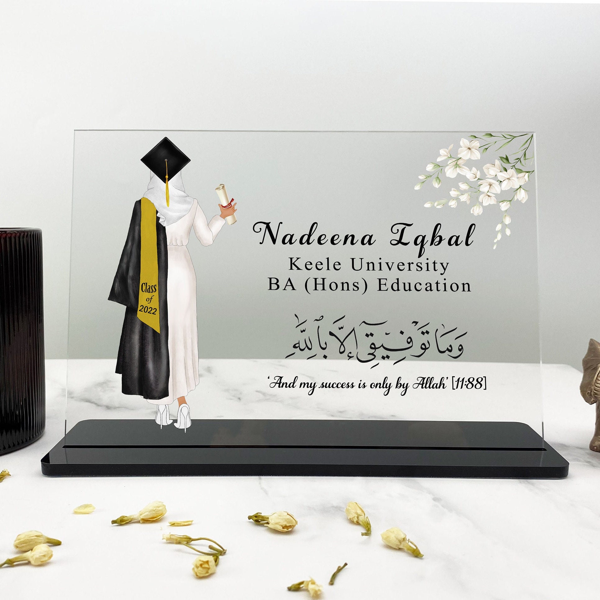 Muslim Graduation Gift Personalised Graduation Gift for Her - Etsy