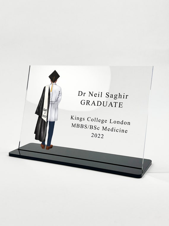 Male Doctor Graduation Gift Personalised Print Vet Dentist - Etsy