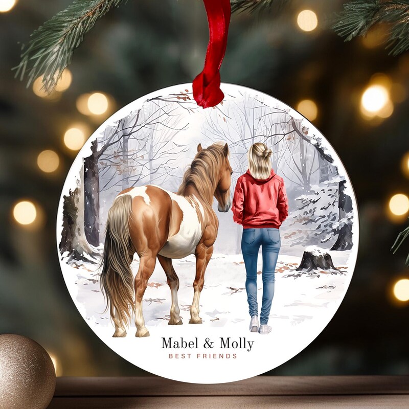 Memorial Bauble Horse - Etsy