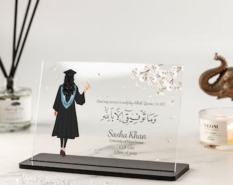 Muslim Graduation Gift, Any Year Personalised Graduation Gift for Her ...