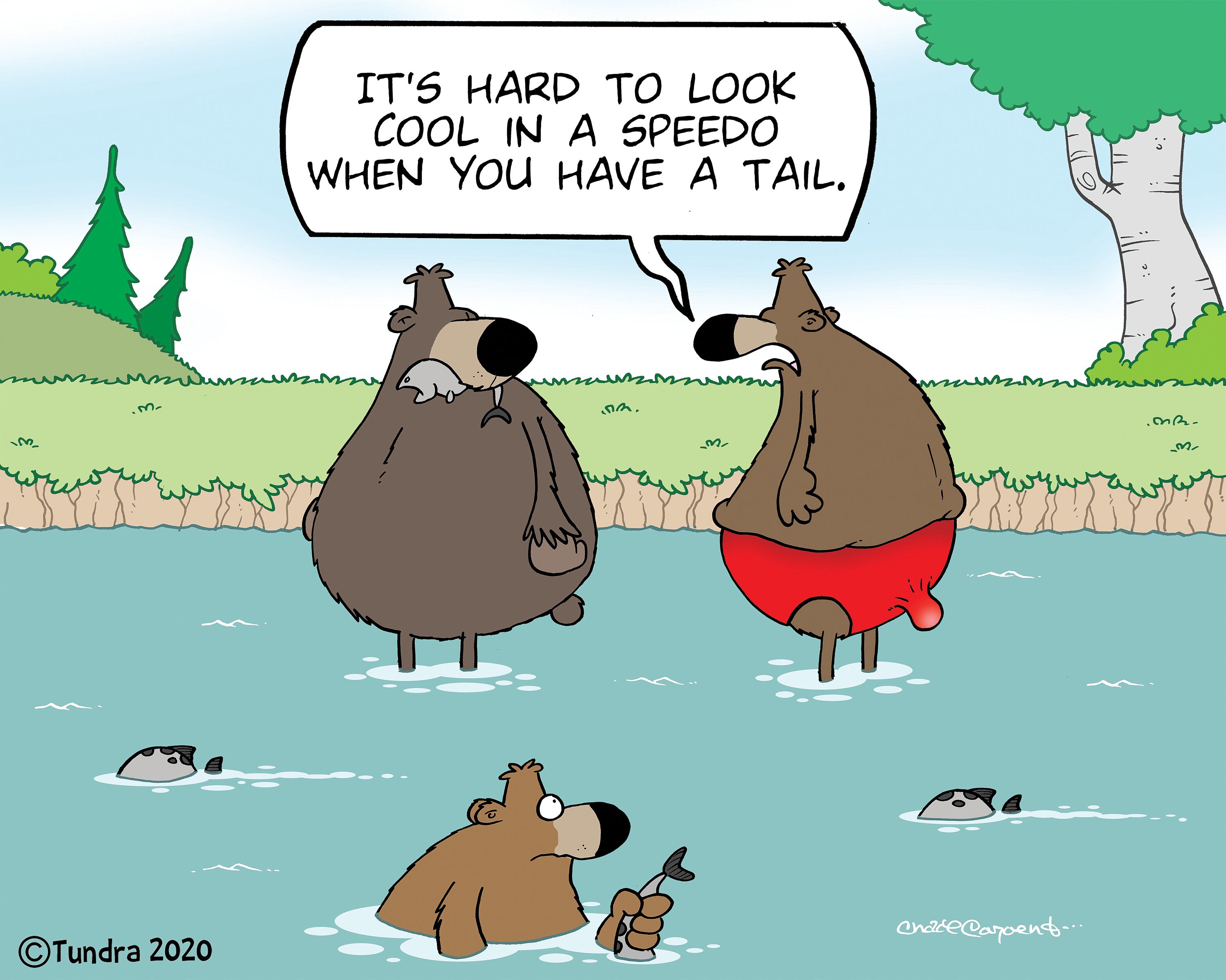 Tundra Comics speedo Digital Print Wall Art | Etsy