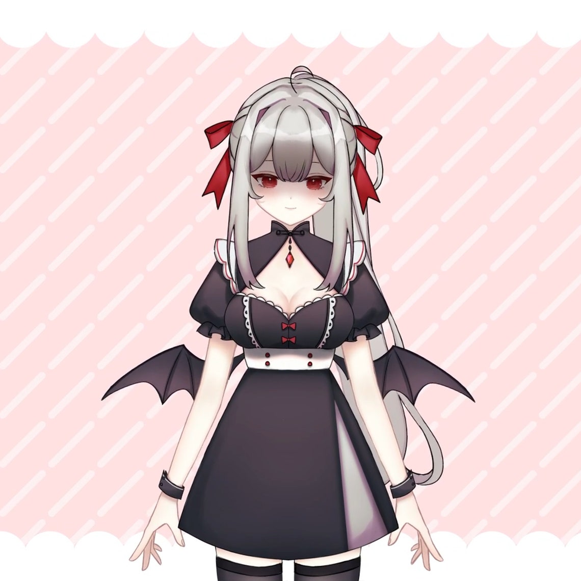 Premade Vtuber Model Cute Anime Girl / 2 Expresiones / Para Vtubing ...